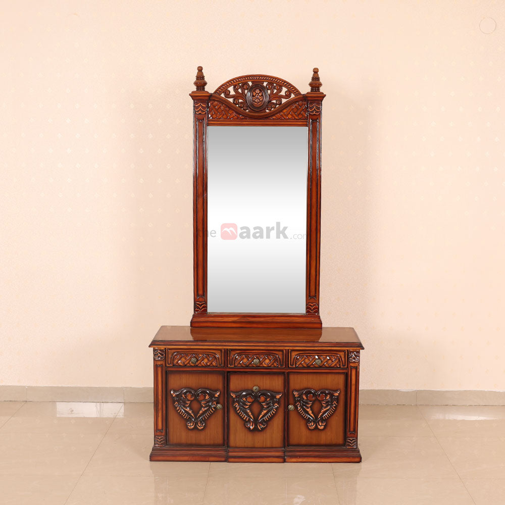 MAARK Mirror Dressing Table – Stylish & Functional | 50% Offer